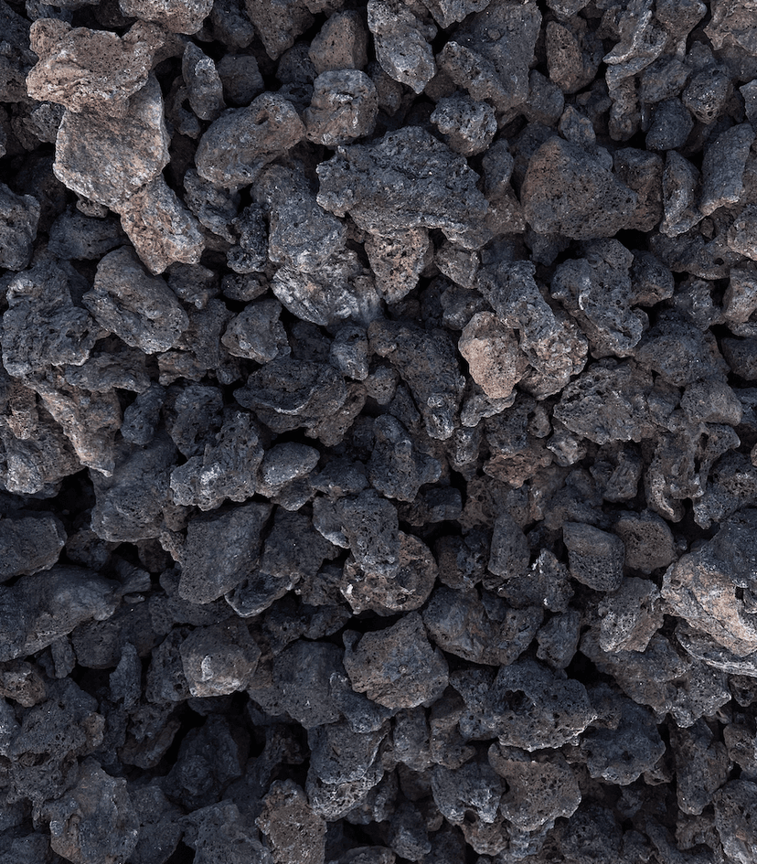 Black Lava Stone - Decorative Stone and Gravel